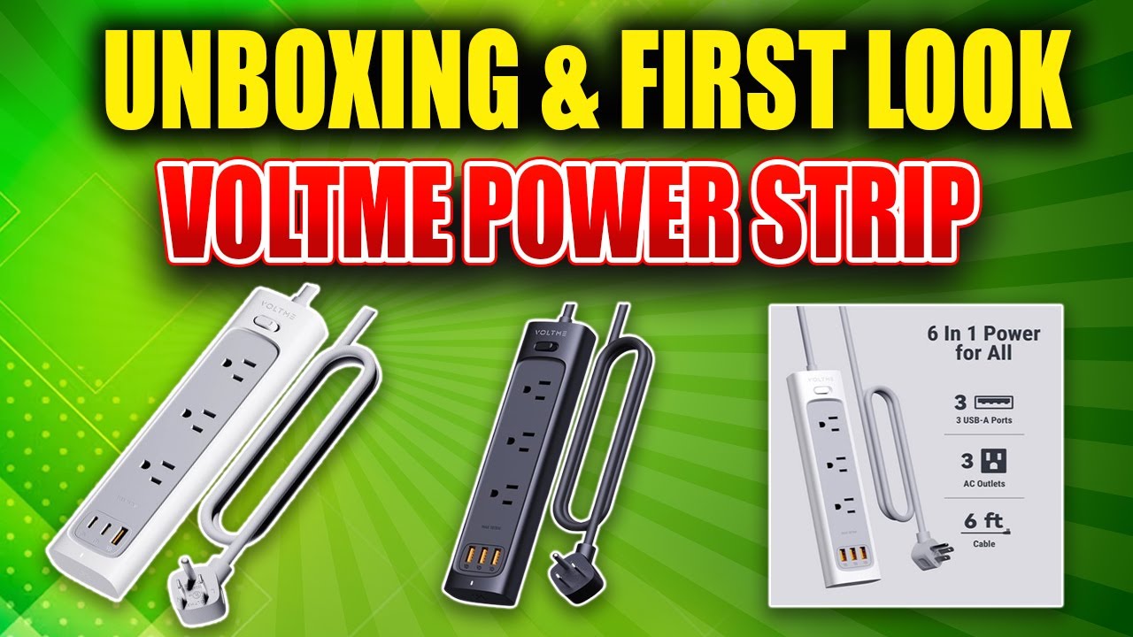 Unboxing & First Look: Voltme Power Strip - Ultimate Surge Protector ...