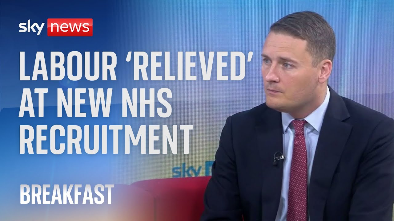 Labour 'relieved' with NHS workforce plan - YouTube