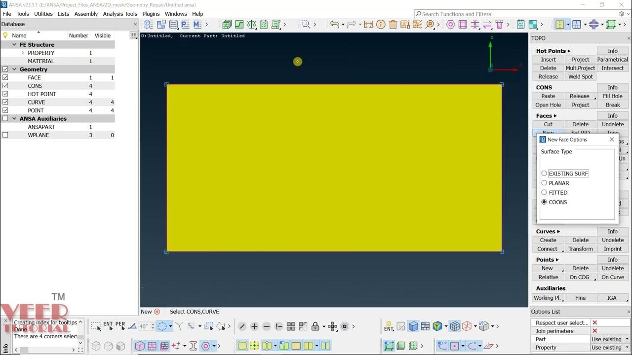 ANSA Tutorials | Geometry Edit | Part 2 - YouTube