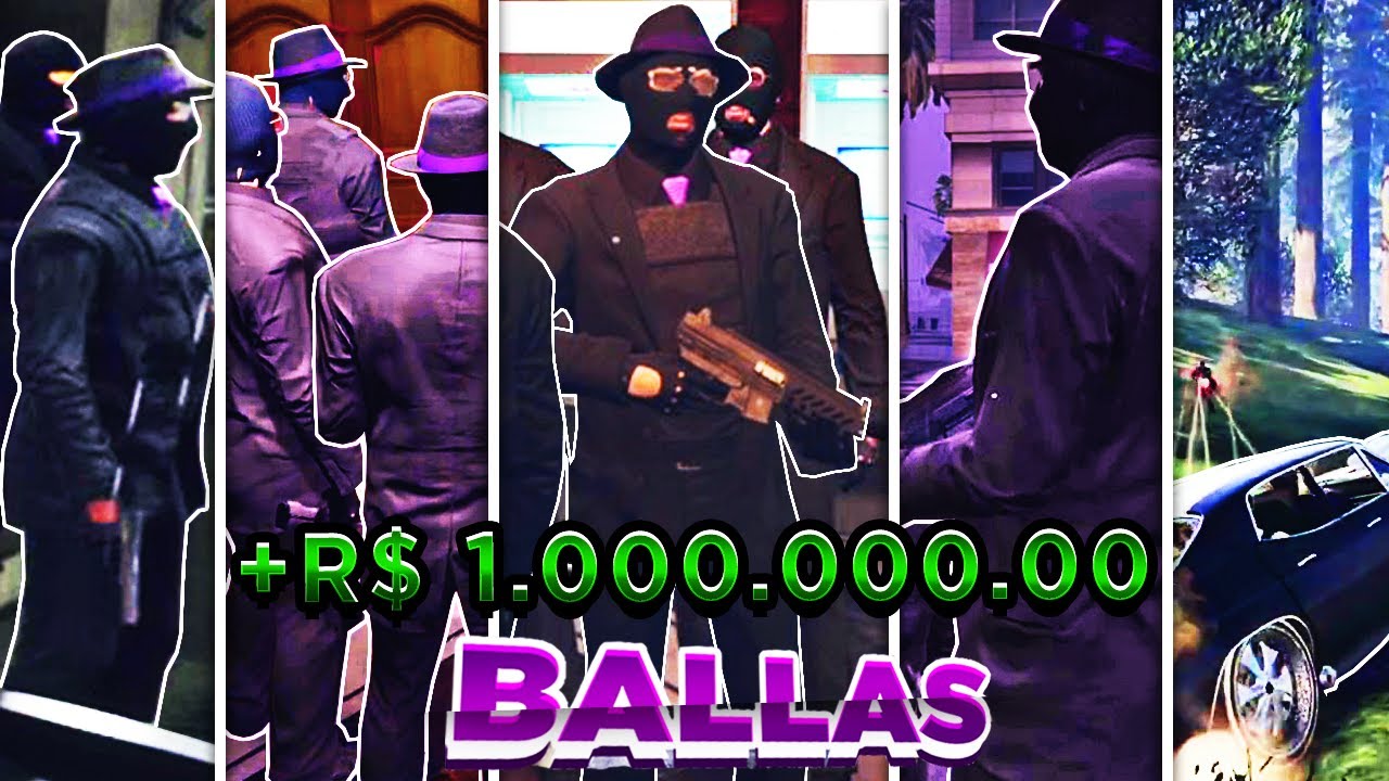 BALLAS ASSALTO MILIONÁRIO AO BANCO CENTRAL! (mestres de fuga) | GTA RP ...