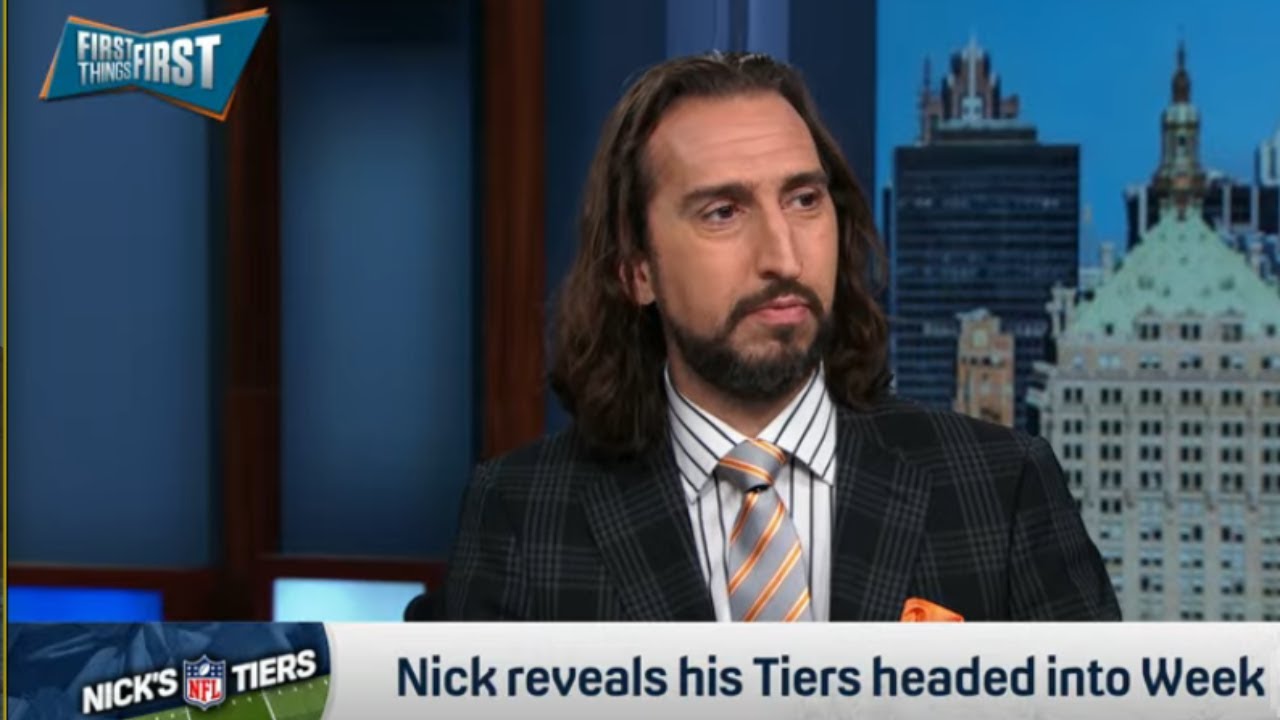 FIRST THINGS FIRST | MY Nick Wright's NFL Tiers, Broncos RISE, Eagles ...