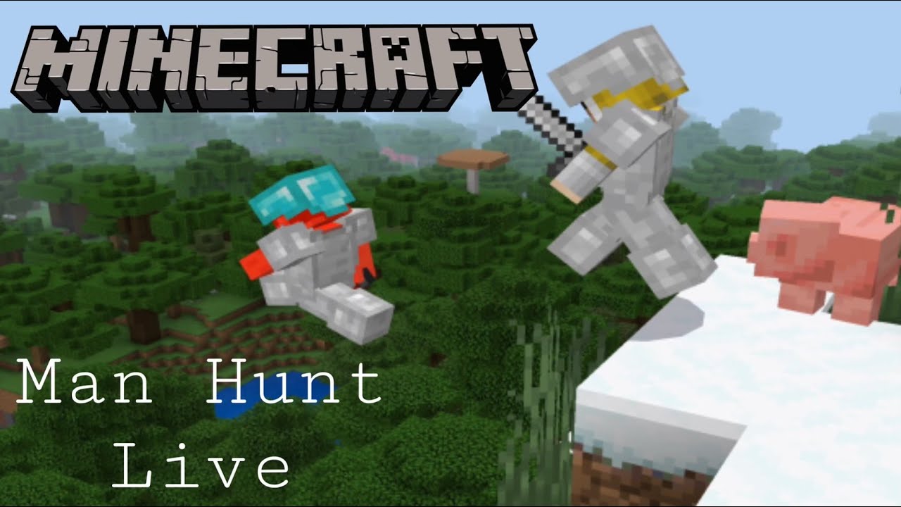 Minecraft Man Hunt LIVE| Ft TheYoNetwork| - YouTube
