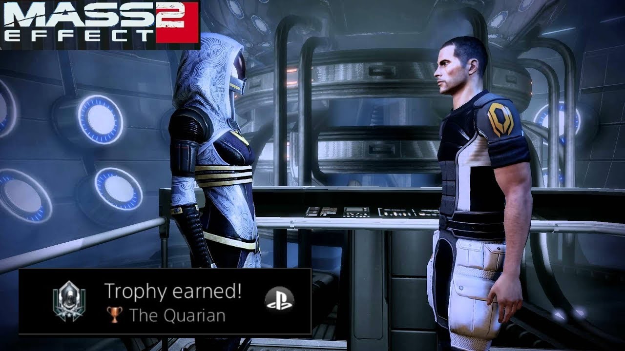 MASS EFFECT 2 _ The Quarian trophy_ La quariène trophée - YouTube