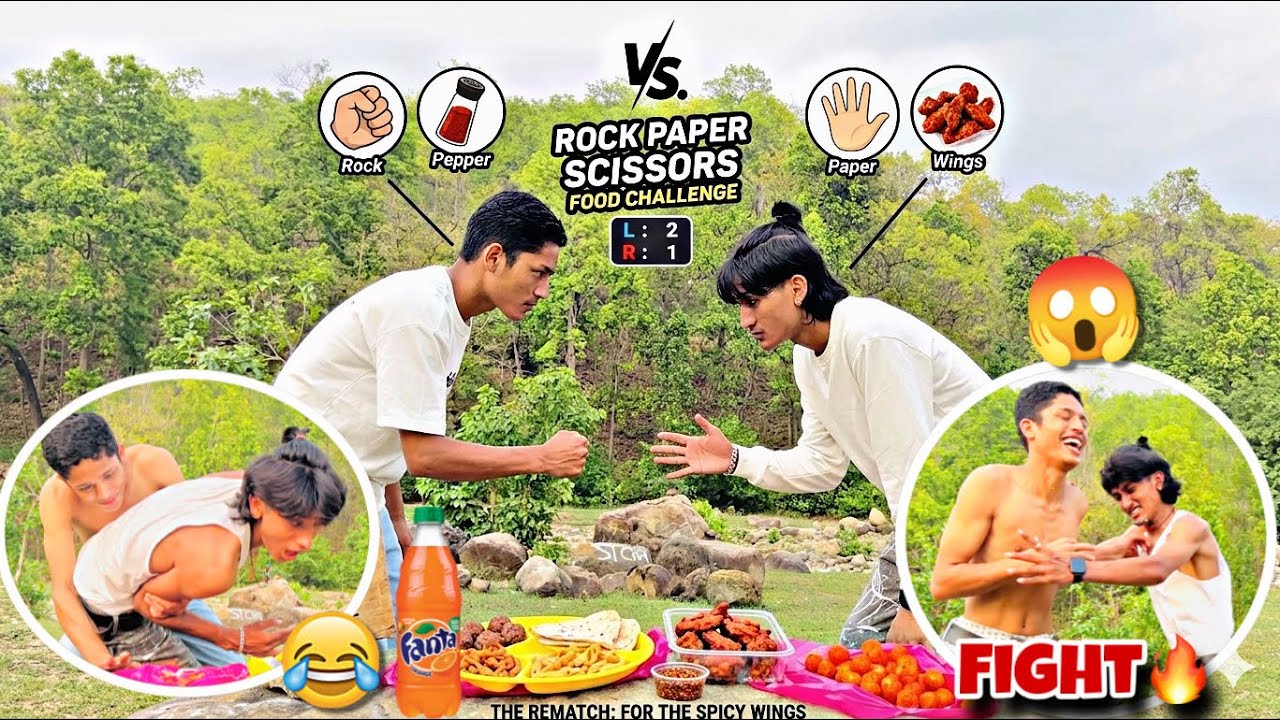 Rock Paper Scissors Game With My Friend😱🔥 - YouTube