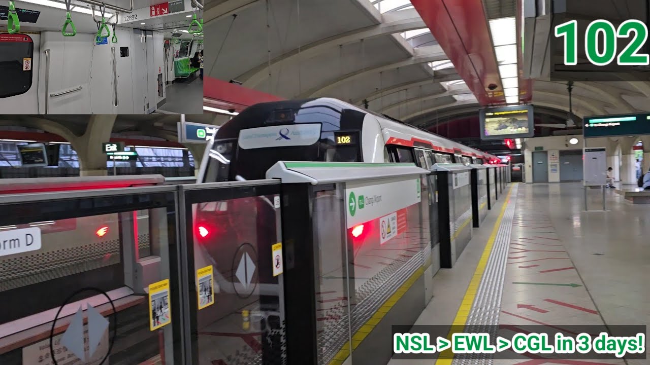 [Jumping lines/ Welcome back!] SMRT TRAINS Ride On the CGL Towards ...