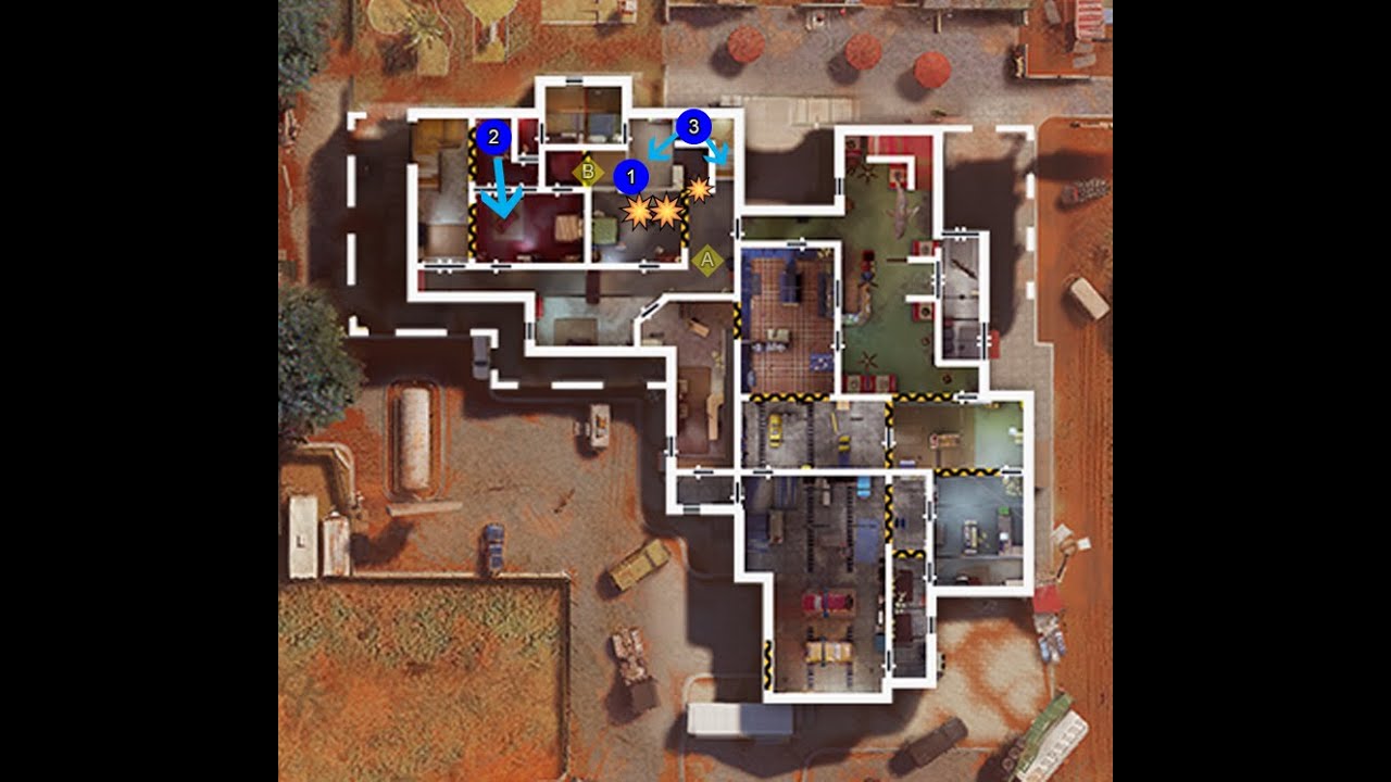 Rainbow Six: Siege Strats - Attacking Outback Laundry/Games - YouTube