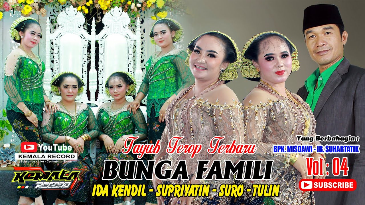 TAYUB TEROP TERBARU VOL 4 BUNGA FAMILI DI ISTINA GROUP TASER SINDEN IDA ...