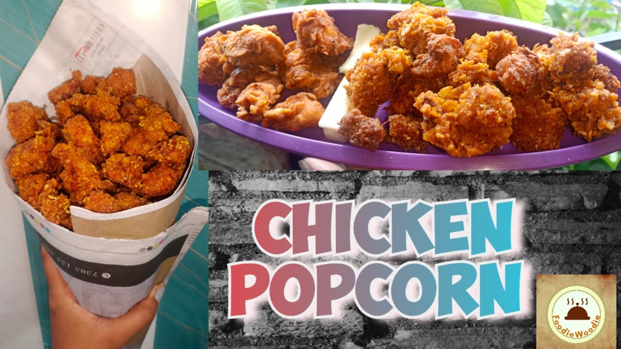 Chicken Popcorn KFC Style At Home In 5 minutes | Crispy Popcorn Chicken ...