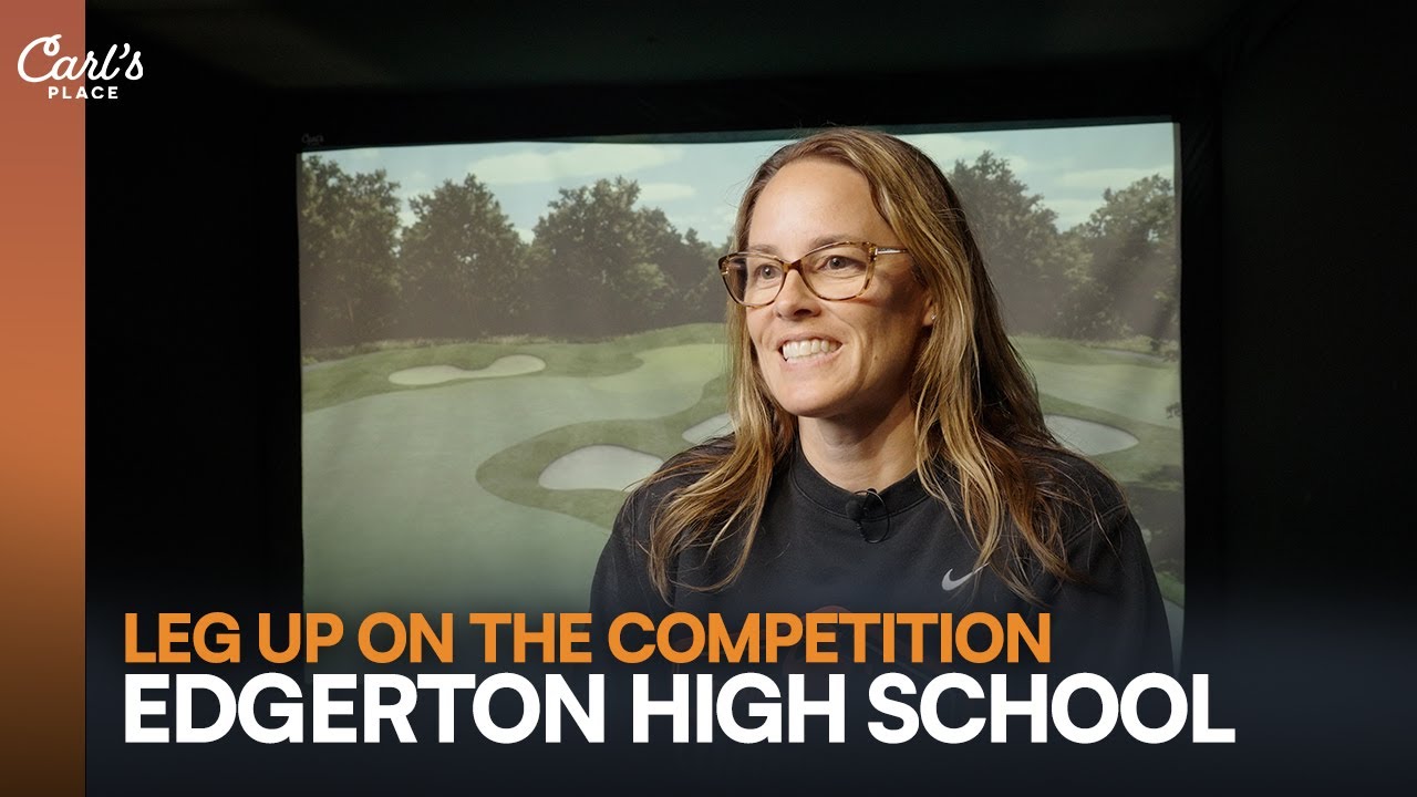 Renovated High School Golf Practice Room! - YouTube