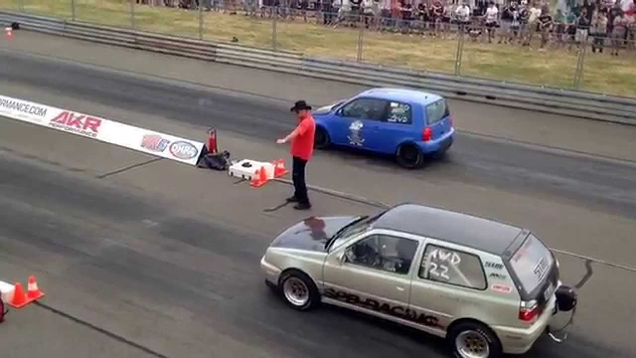VW Golf Mk3 R32 Turbo 4motion 1200+HP Spb vs. VW Lupo R30 Turbo 4motion ...