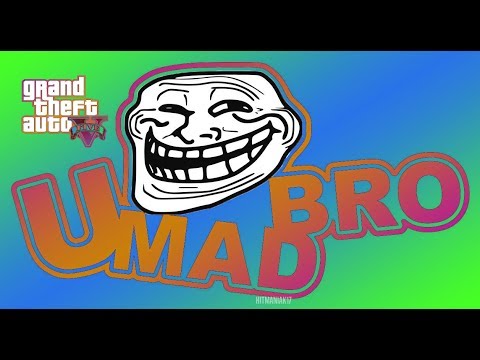 Troll Face makes fun in GTA V ⭐ Cinematic Gameplay - YouTube