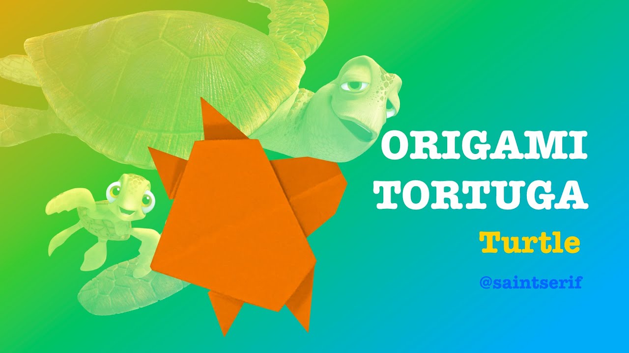DIY origami facil paso a paso de tortuga turtle easy step by step - YouTube