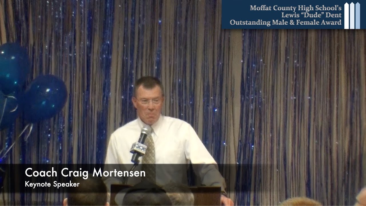 Tribute to 2016 Moffat County High School Athletes by legendary coach ...