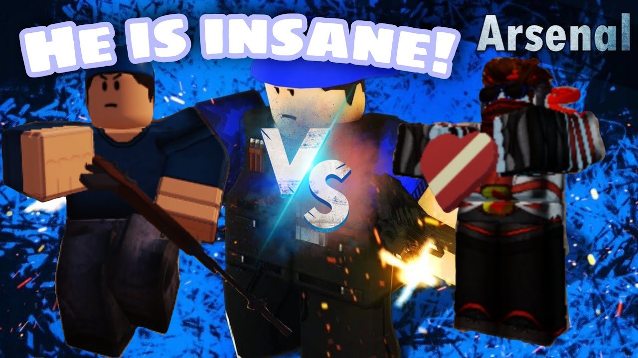 So..1v1 one of the high ranked arsenal player || Roblox Arsenal || Neon ...