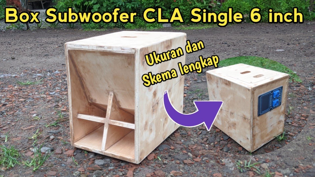 Cara Membuat Box CLA 6 Inch Single Plus Skema dan Ukuran - YouTube