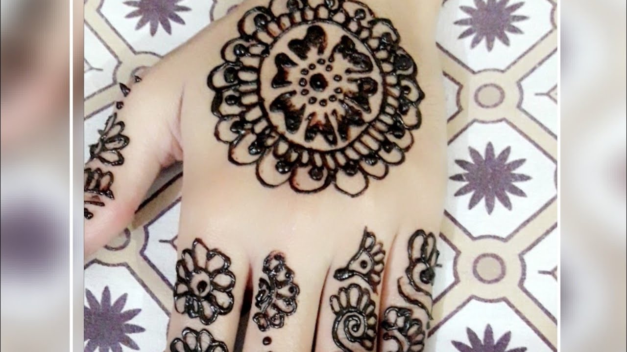 Easy tikka design 2020 (mehndi design ) - YouTube