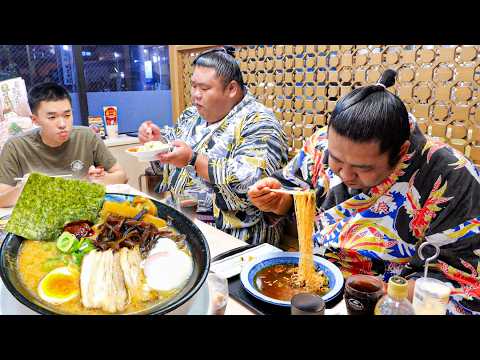 Gece Saat 10'da Domuz Sırt Yağlı Tonkotsu Ramen ve Kızarmış Pilav🍜🌙