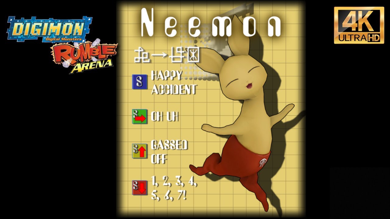 Digimon Rumble Arena Remake How Unlock Neemon - YouTube
