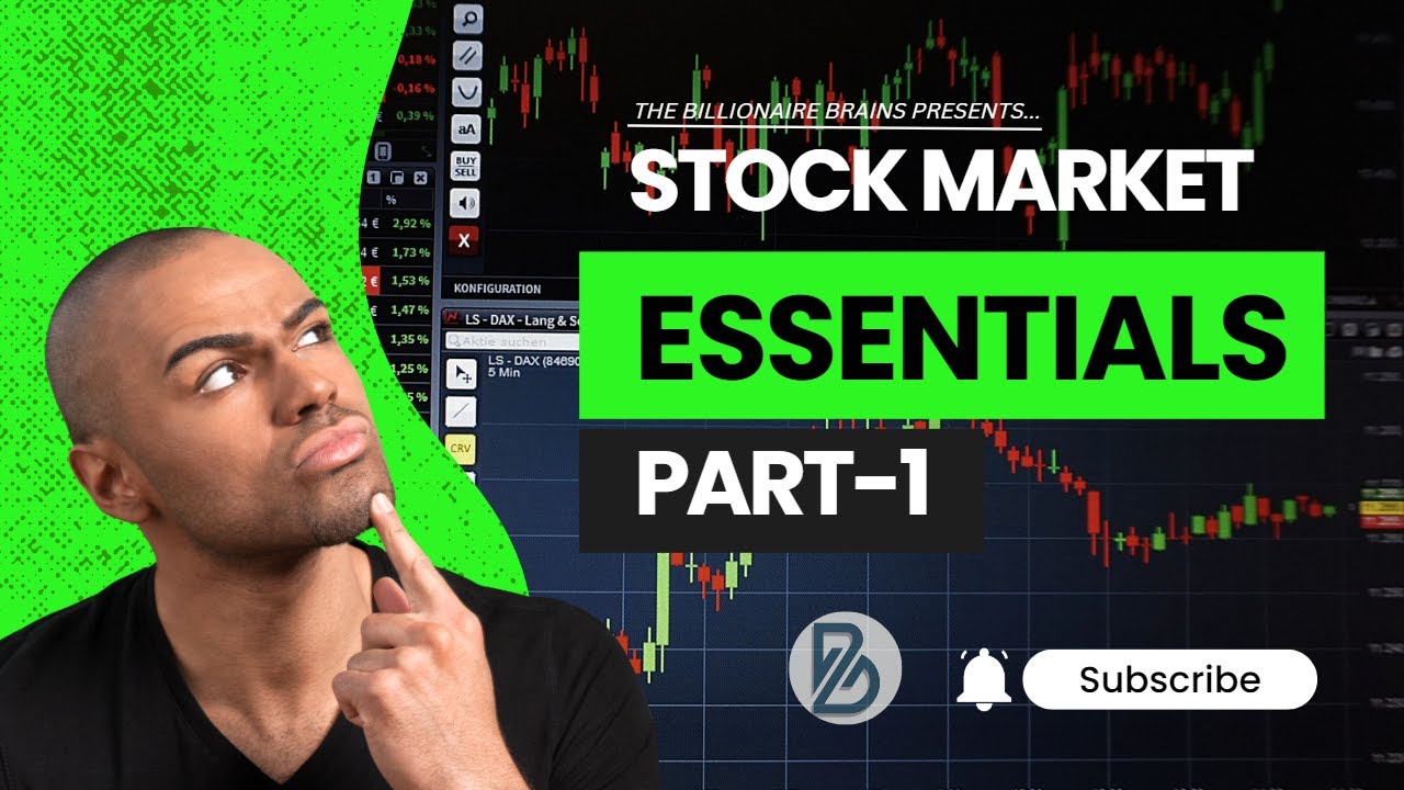 Stock Market Essentials Part 1 | @thebillionairebrains #financeeducation #jargon # ...