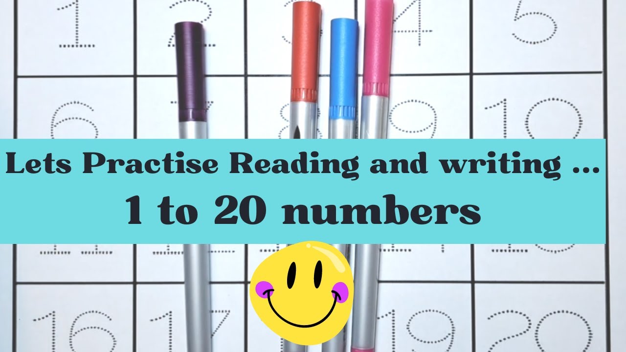Preschool, Learn to Count 1 to 20, One, two, three, four, 1234 counting ...