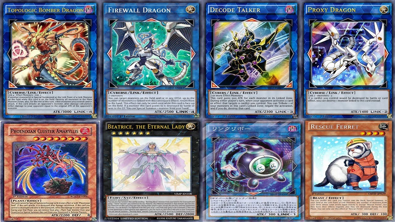 YGOPRO Links-Deck Topologic Bomber Dragon Phoenixian Cluster Amaryllis ...