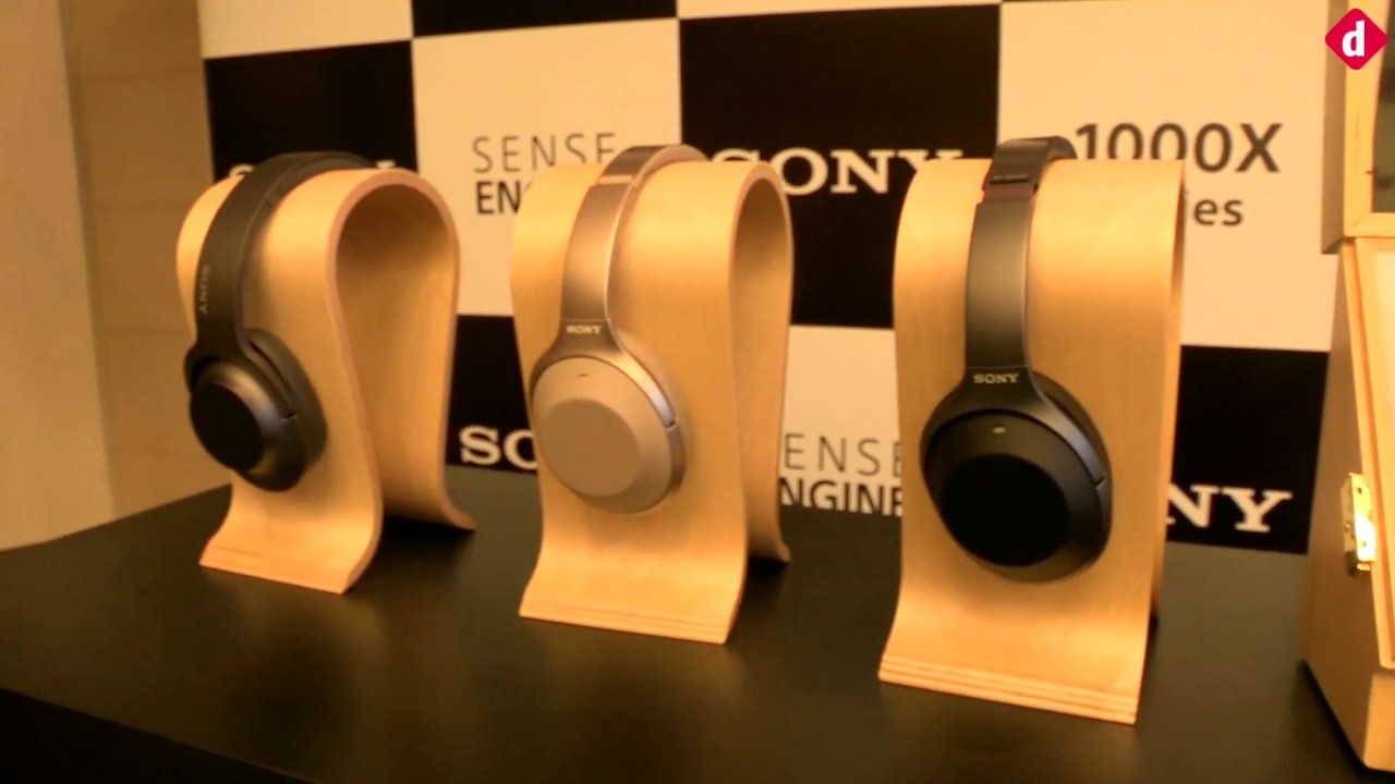 Sony 1000X Series Headphones First Look | Digit.in - YouTube
