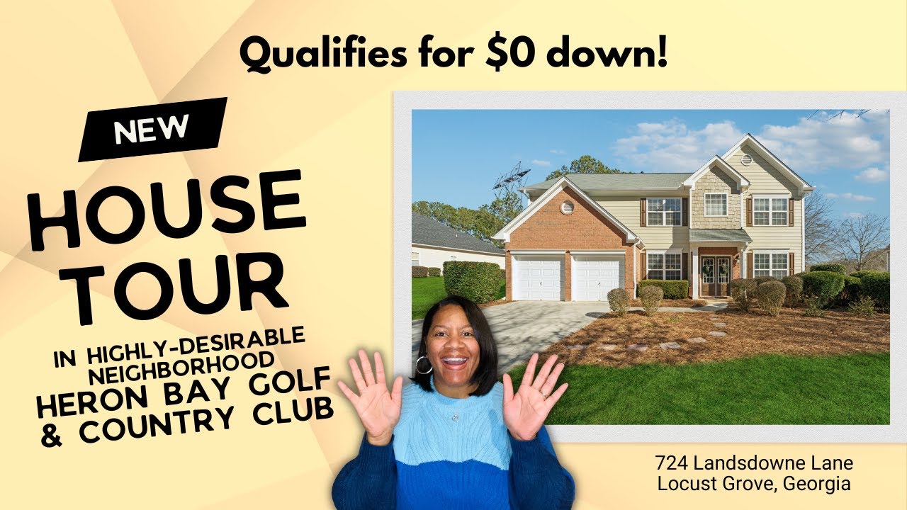 House Tour of New Listing - 724 Landsdowne Lane Locust Grove Georgia ...