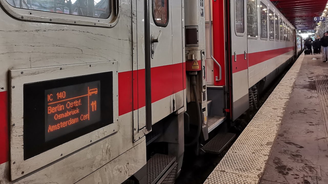 Berlin-Amsterdam-International IC in Berlin Ostbahnhof: IC140 Amsterdam Centraal - YouTube