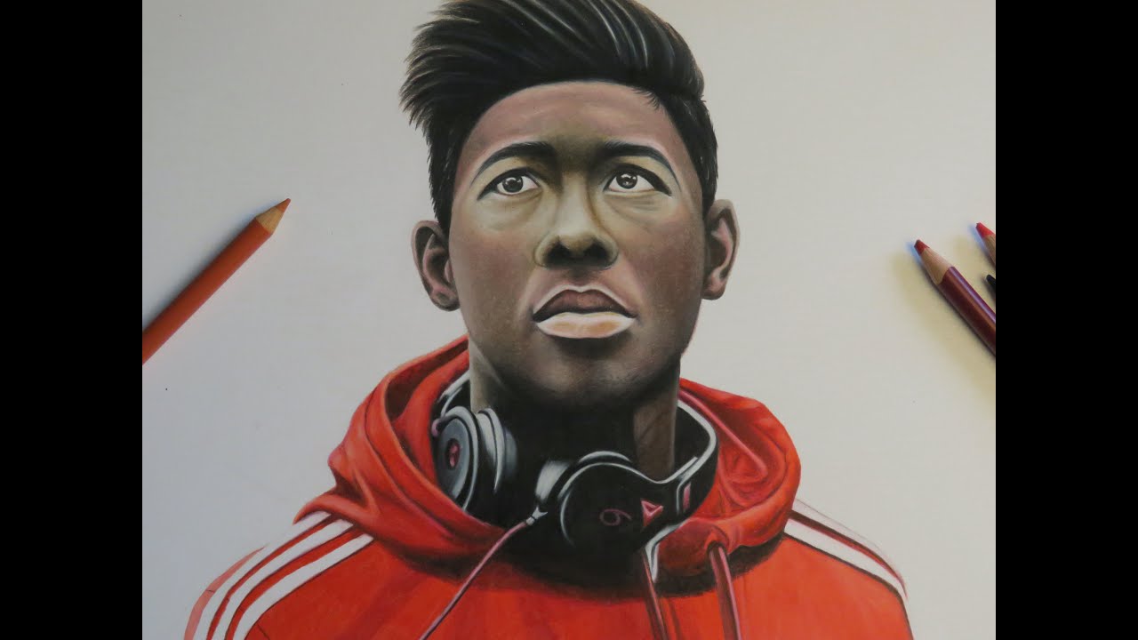 Drawing David Alaba - YouTube