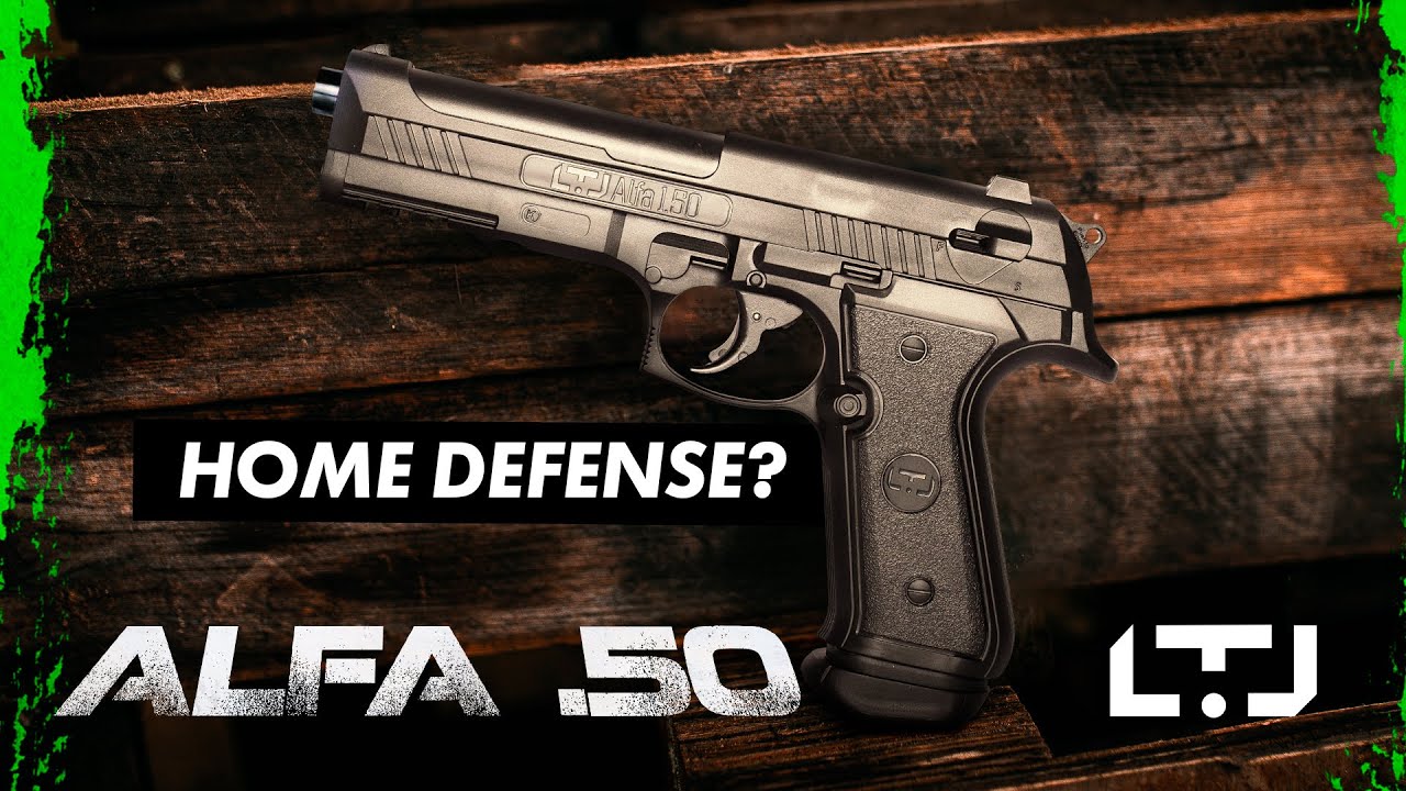 Essa deu medo! A polêmica Pistola HOME DEFENSE .50 Alfa LTL - YouTube