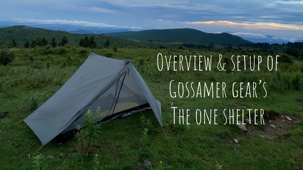 Rocket’s Overview and Setup of Gossamer Gear’s “The One” Shelter - YouTube
