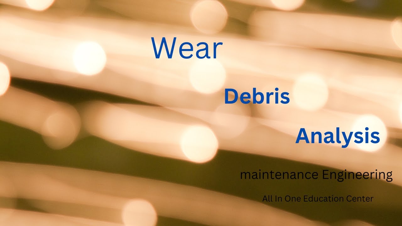 wear debris analysis - YouTube
