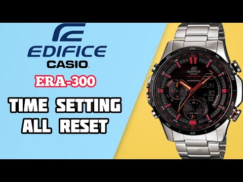 Casio Edifice ERA-300 5366 Full Time Setting