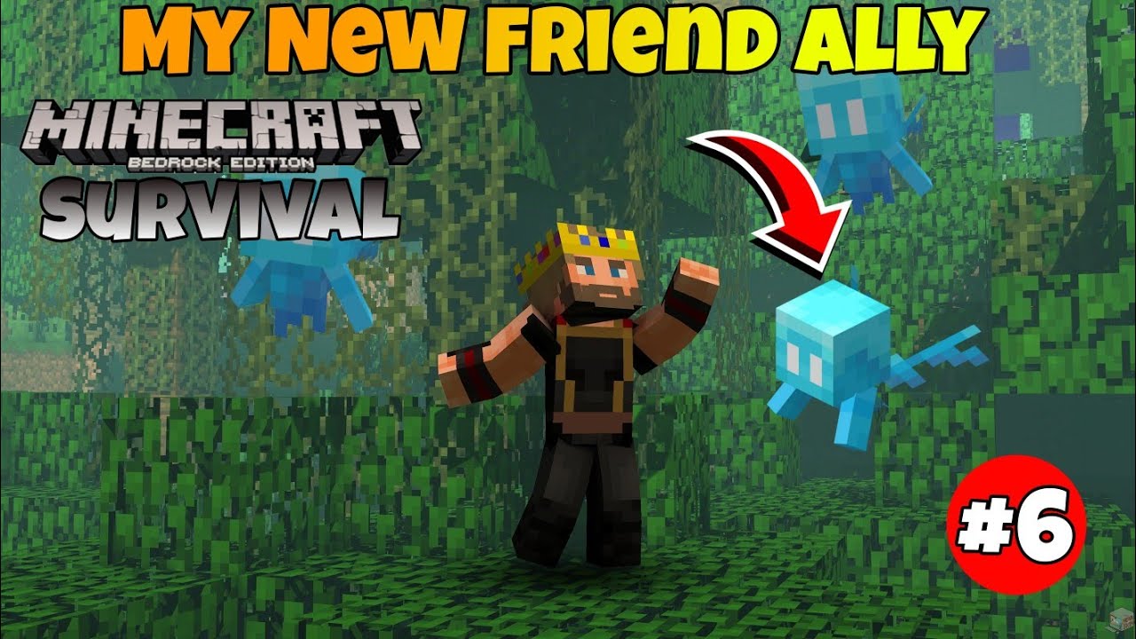 I GOT NEW FRIEND ALLY | MINECRAFT SURVIVAL DAY 6 #minecraft - YouTube