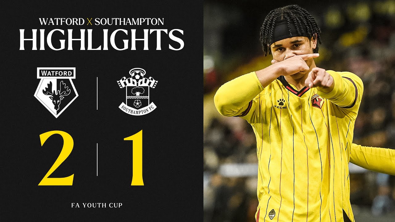 Into The FINAL FOUR! 🎩 | Watford 2-1 Southampton | FA Youth Cup ...