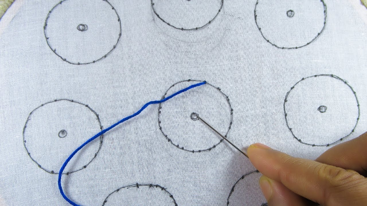 All Over Design for Dress/Kurti(Hand Embroidery Work) - YouTube