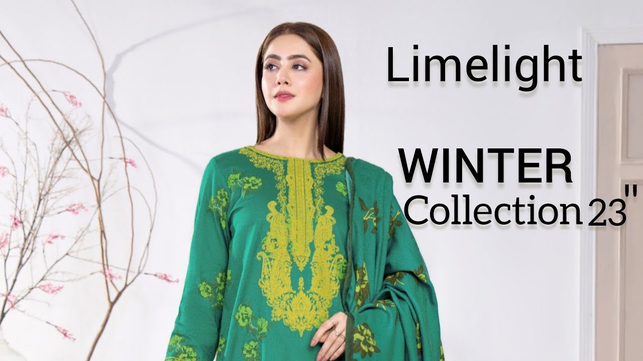 Limelight latest printed Embroidery winter collection 2024||2pc&3pc ...