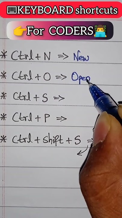 ⌨️KEYBOARD 🔥SHORT-CUTS For CODERS👨‍💻👈 || #shorts #keyboard #coder #code #viral #trending # ...