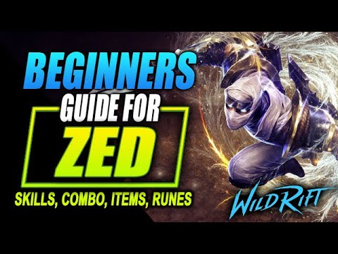 Zed Wild Rift Build | Item Build, Skills and Combo Guide | League of ...
