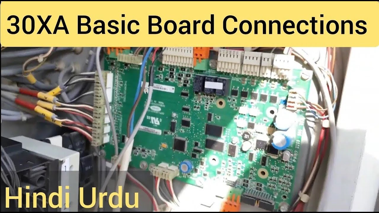 Carrier 30XA chiller Basic Board connections explain Hindi Urdu # ...