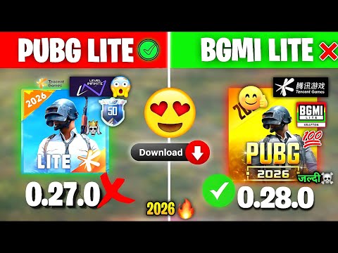 🥶PUBG Lite Tencent! Comeback?😳 Update 2026 | PUBG/BGMI Lite Back!🤯 India Update 2026 🔥