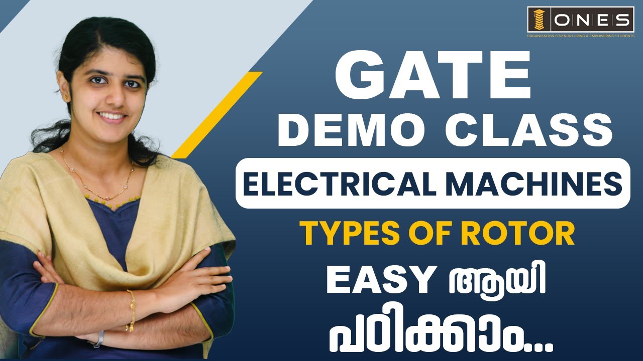 GATE | ELECTRICAL MACHINES - DEMO CLASS | TYPES OF ROTOR | ONES - YouTube