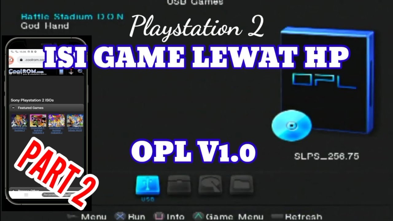 [PART 2] Isi Game PS2 lewat Hp Android OPL V1.0 - YouTube