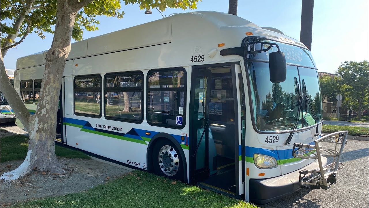 Simi Valley Transit 2014 New Flyer XN40 #4529 - YouTube