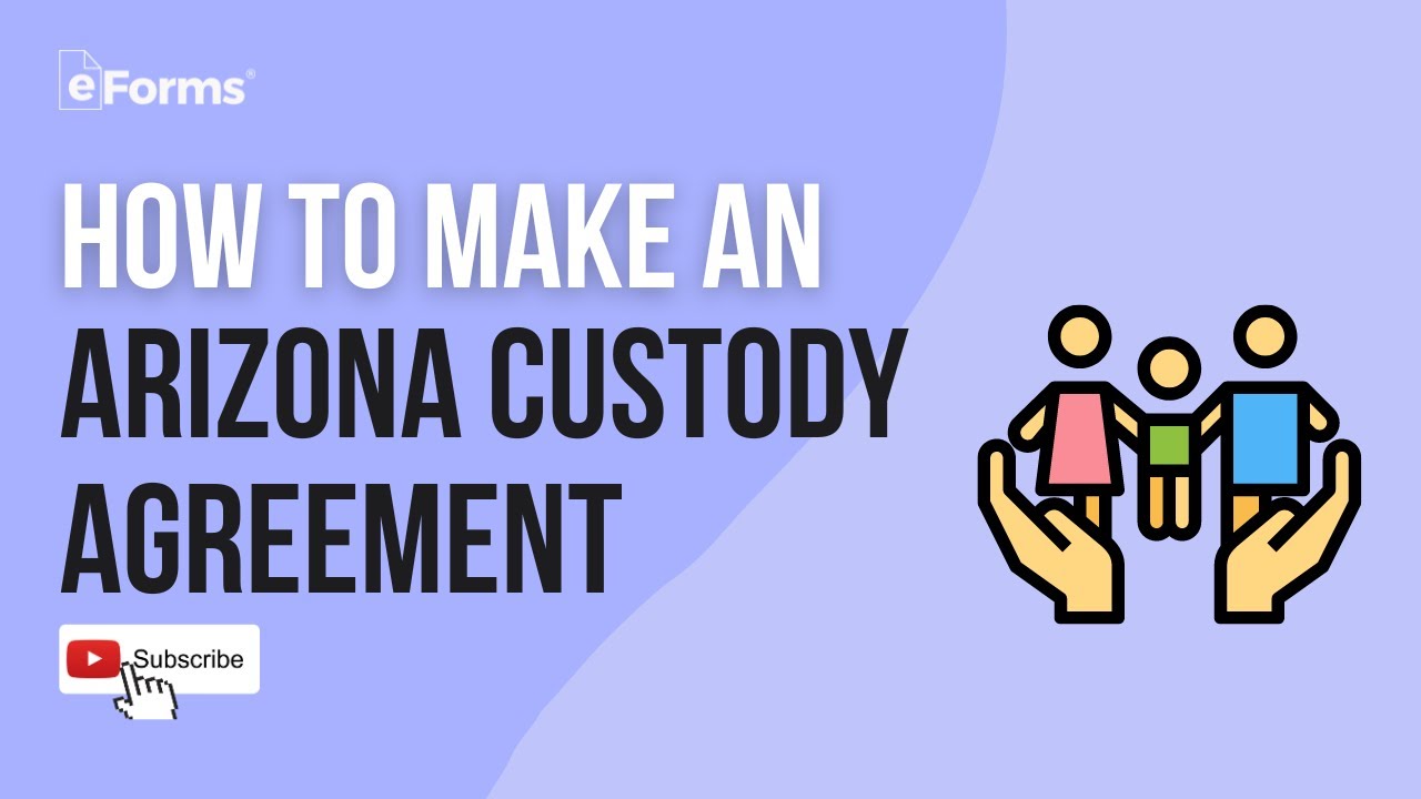 Arizona Custody Agreement (Parenting Plan) - YouTube