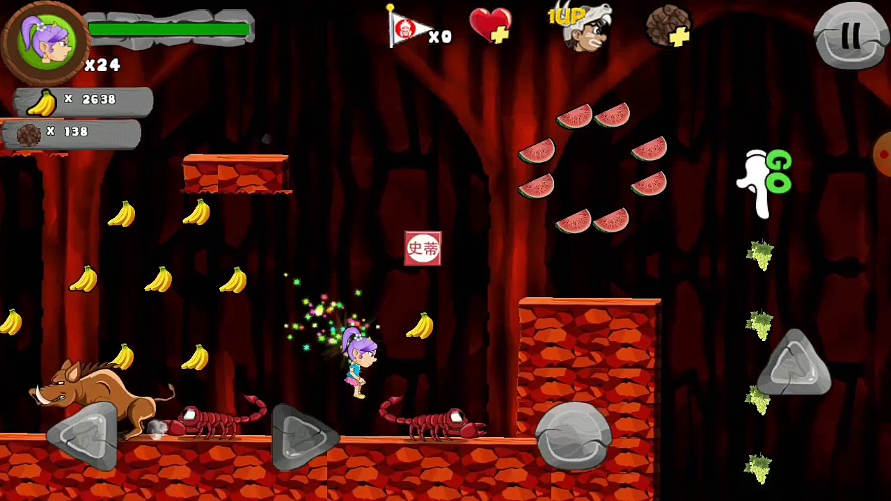 JUNGLE ADVENTURES 1- MUNDO 4, NÍVEL 5 - YouTube