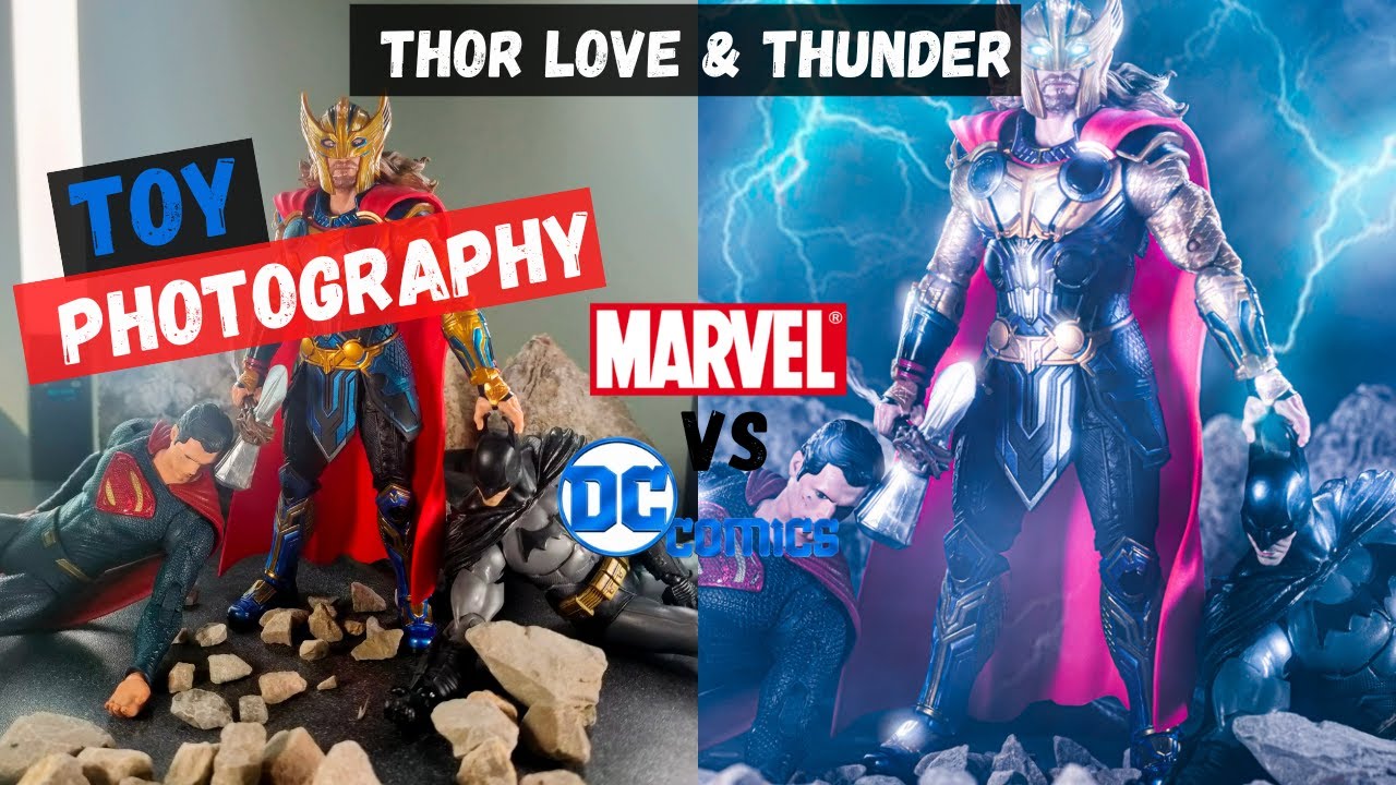 Toy Photography Tuto Marvel legends Thor vs Batman et Superman ...
