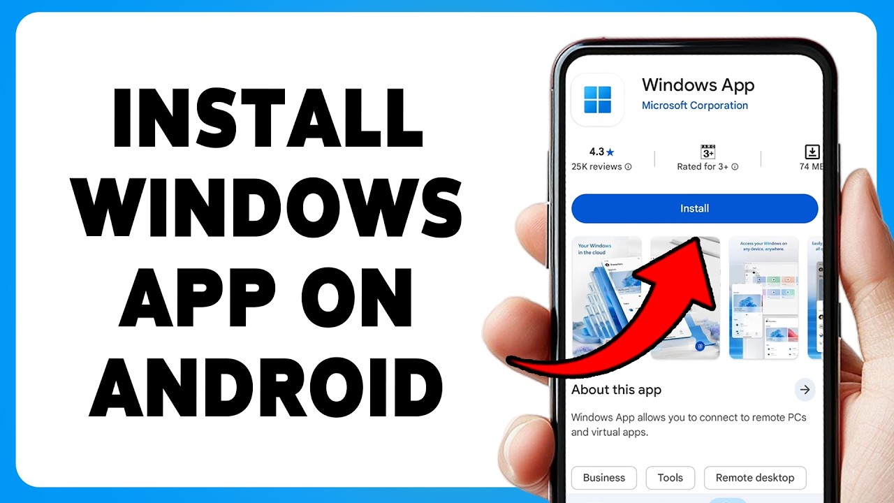 How To Install Windows App On Android Phone | Run Windows Apps On ...