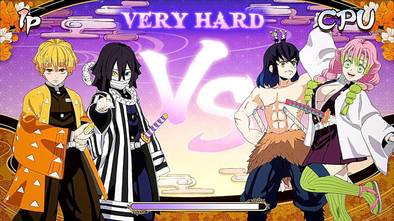 Zenitsu (Infinity Castle) and Obanai Iguro Vs Mitsuri Kanroji and ...