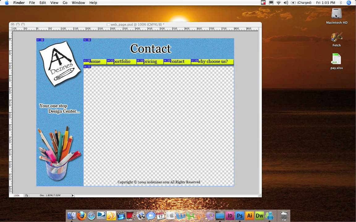 PhotoShop Slice Tool Tutorial - YouTube